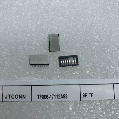 TF006-17112A93  JTCONN连接器热卖9Pin H1.7 TF卡 卡座 深圳仓储