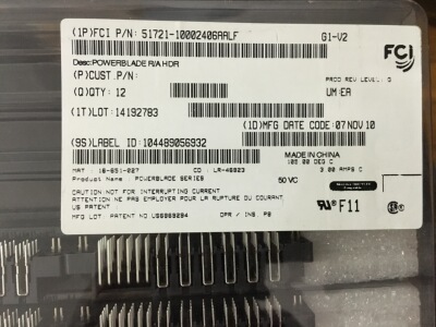 FCI 连接器 51721-10002406AALF 原装 公司现货