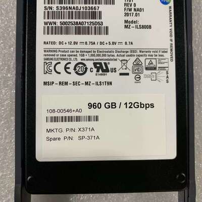 议价NETAPP X371A X371-R6 12G SAS 9可维修