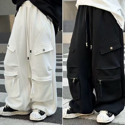 2026儿童春秋休闲卫裤男童宽松工装裤子2609