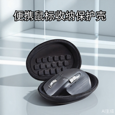 适用罗技MX Master4/3/3s鼠标收纳包Anywhere3S/3/2s/2保护套配件数码收纳包