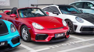 05-12款保时捷987升级新款GT4-RS包围套件