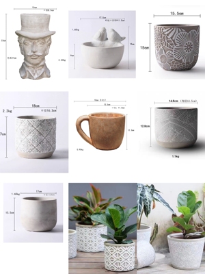 特惠清仓 水泥花盆