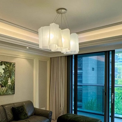 法式中古设计师logico餐厅吊灯简约客厅灯别墅云朵玻璃卧室主灯