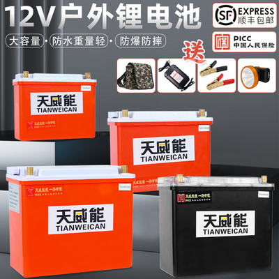 天威能锂电池大单体12V超轻