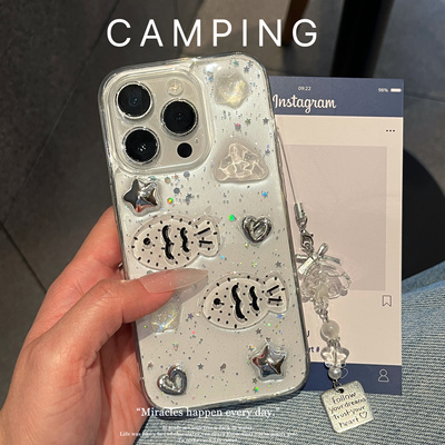 ins立体滴胶星星小鱼vivo手机壳