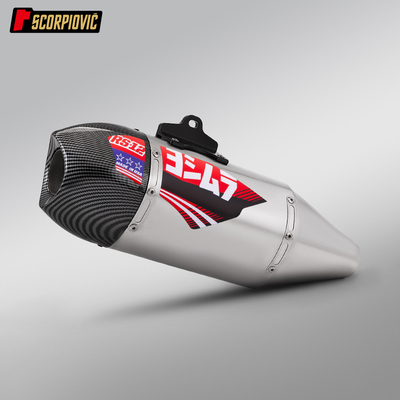 摩托车排气管改装吉村RS12尾段44.5MM通用 TRK502 RSV4 Z900 MT07