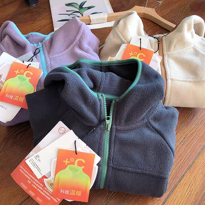 特价处理大码儿童摇粒绒外套 秋冬内搭神器男女童亲子110-180码