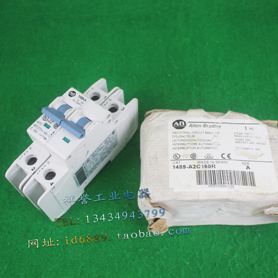 原装 AB罗克韦尔 Allen-Bradley 1489-A2C160R 断路器16A 480V 2P