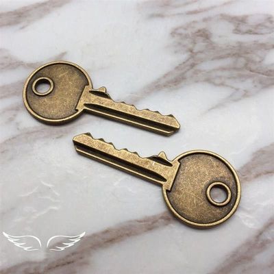 暗区突围开启主客房钥匙模型金属道具机密文件复古古铜钥匙挂件