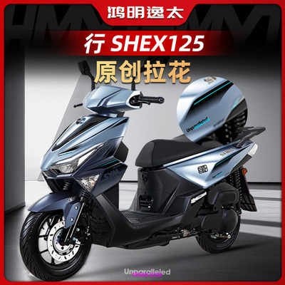 三阳行SHEX125改装配件车身拉花