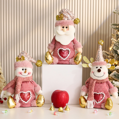 圣诞节礼品袋苹果袋儿童礼物袋手提袋糖果袋平安夜苹果礼盒包装袋