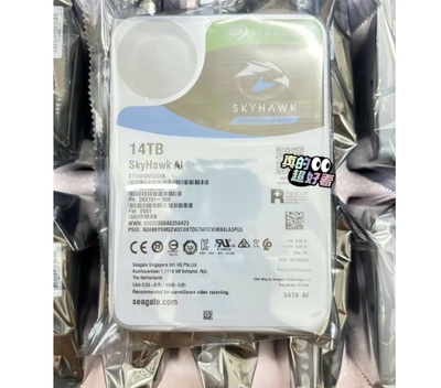 希捷ST14000VE0008 酷鹰台式机监控专用氦气机械硬盘14T
