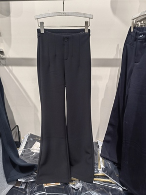 图作2357女神裤 2025冬季新款加绒弹力喇叭裤修身马蹄裤高腰显瘦