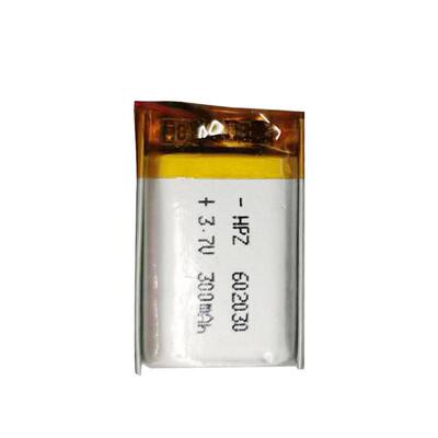 602030聚合物锂电池3.7V300mah蓝牙耳机美容仪可充电电池厂家供应