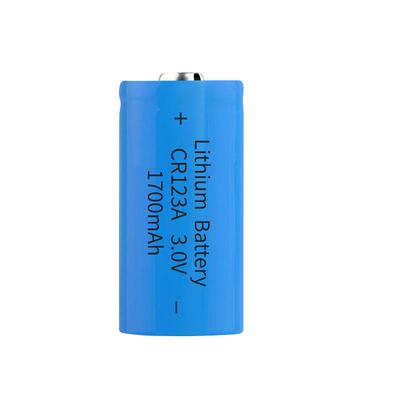 高容量CR123A锂电池1700mAh 烟感器安防门磁手电筒一次锂锰电池3V