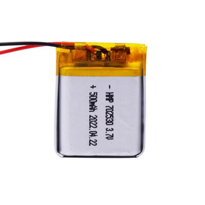 702530聚合物锂电池3.7V 500mAh蓝牙耳机按摩仪美容仪数码可充电