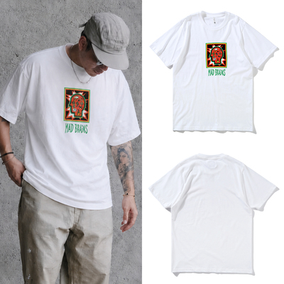 余文乐同款MADNESS SUMMER PRINT TEE 夏季限定卡通印花短袖T恤潮