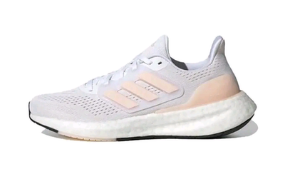 adidas Pureboost 23 舒适耐磨休闲跑步鞋 女款 白色 丽水FF仓
