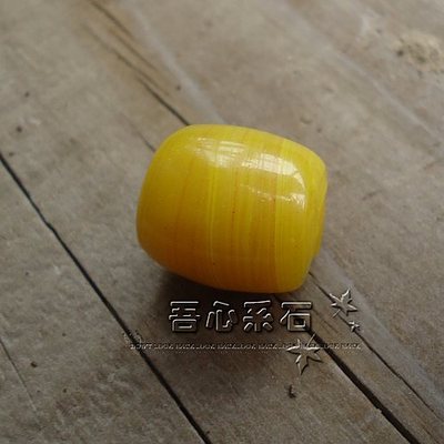 diy散珠鸡油黄手工老琉璃