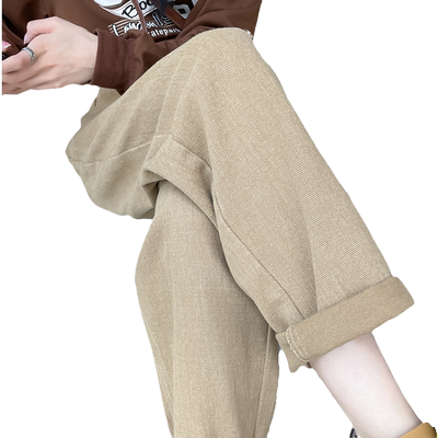 九分哈伦牛仔裤女春秋