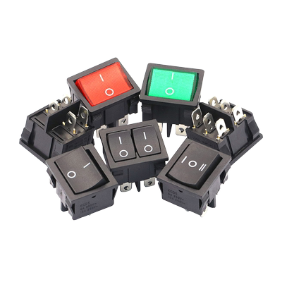 KCD5船型开关双联翘板两个开关