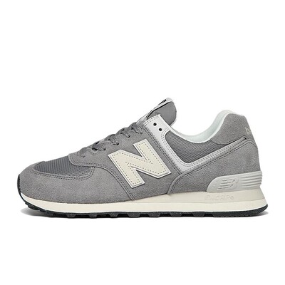 New Balance NB 574 防滑耐磨 低帮 跑步鞋 男女同款 灰色