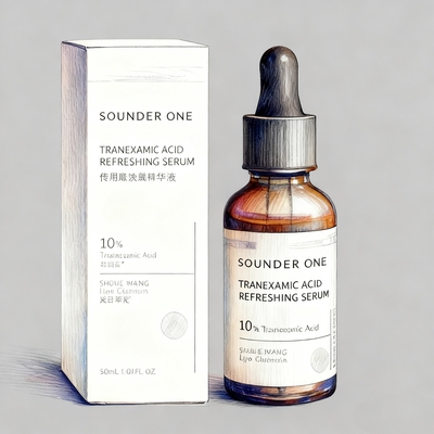 SOUNDER ONE 10%传明酸精华液高渗透氨甲环酸精华淡色沉淡印修红t