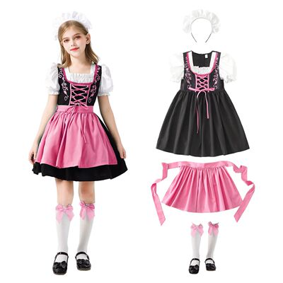 Traditional Bavarian Oktoberfest Costumes Children Dress Ger