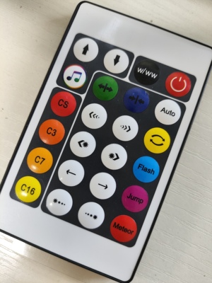 全新NEC红外控制器24键幻彩灯带控制器