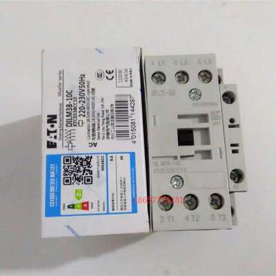 新正品伊顿穆勒交流接触器DILM38-10C DIL M38-10C 220V24V议价！