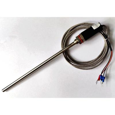 K型 CU50 PT100热电偶 7X100MM 不锈钢 防水测温探头  温度传感器