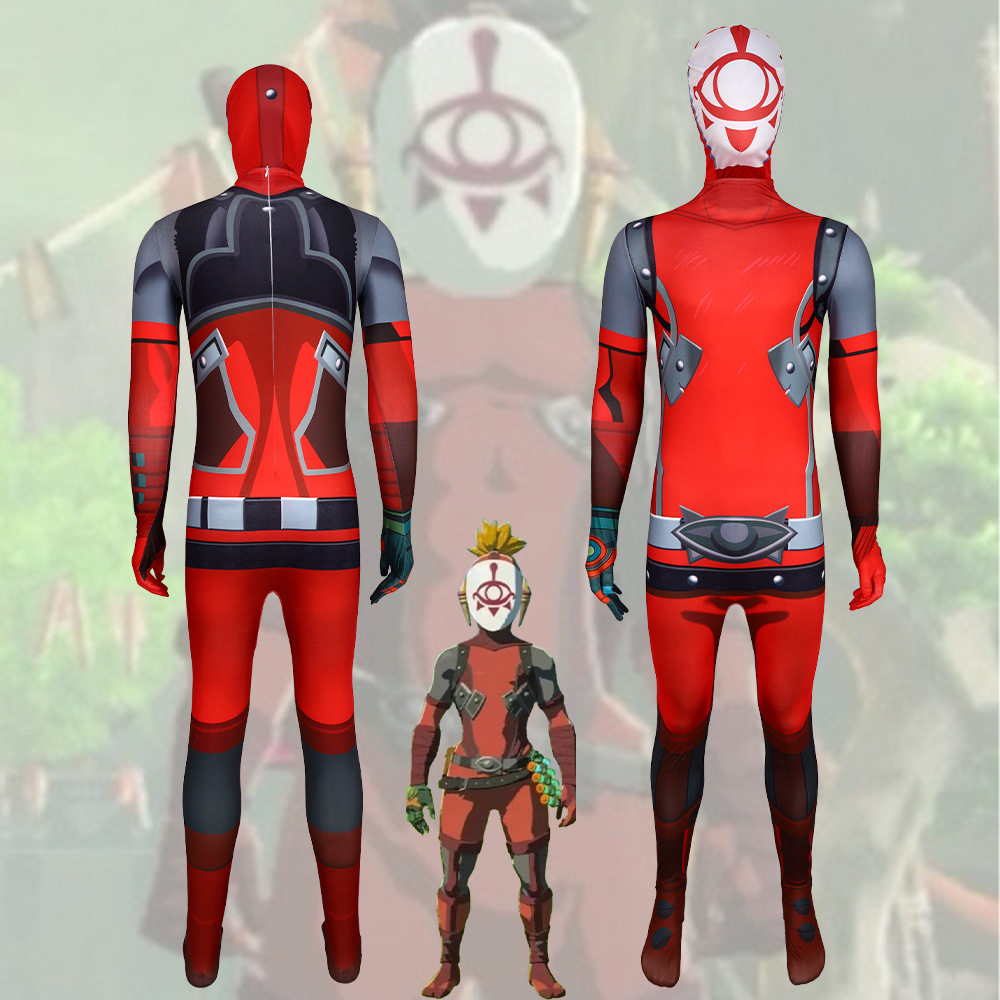 塞尔达传说王国之泪依盖队连体紧身衣cosplay游戏服装 2025万圣节