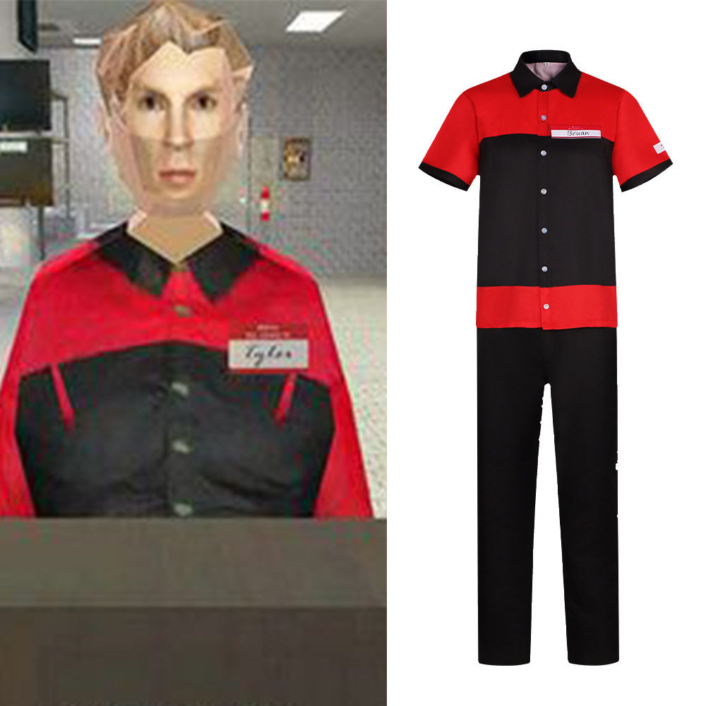 BryanTyler员工服布莱恩泰勒全套cosplay曼尼汉堡店店员cos服2024
