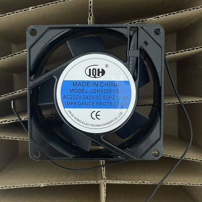 JQH9225HSL AC 220V 0.08A 92x92x25mm 9.2厘米交流散热风扇