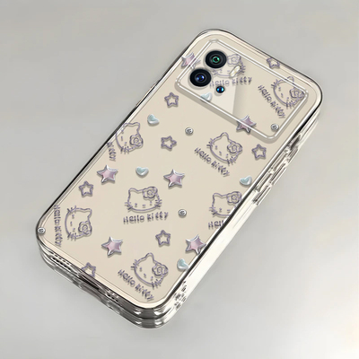 凯蒂猫iQOO9手机壳透明V2171A全包防摔软硅胶高级男女可爱套外壳