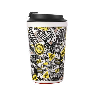 artiart日式塑料大众咖啡杯不倒