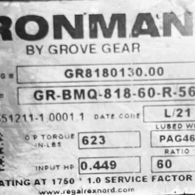 议价IRONMAN IRONMAN减速机型号GR-BMQ-81可维修
