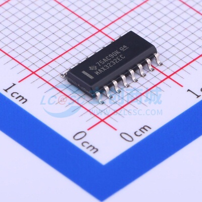 RS232芯片 MAX3232ECD SOIC-16 TI/德州 电子元器件配单原装正品