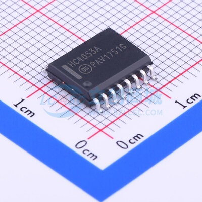 模拟开关/多路复用器 MC74HC4053ADWR2G SOIC-16 onsemi(安森美)