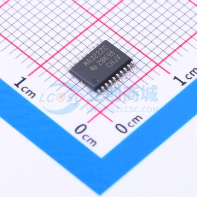 RS232芯片 MAX3222CPWR TSSOP-20 TI/德州 电子元件配单原装正品