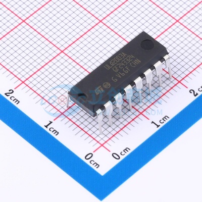 达林顿晶体管阵列 ULQ2003A DIP-16 意法半导体芯片 电子元件配单