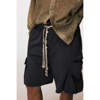 CONP 25SS 漫游者·串珠大口袋工装裤