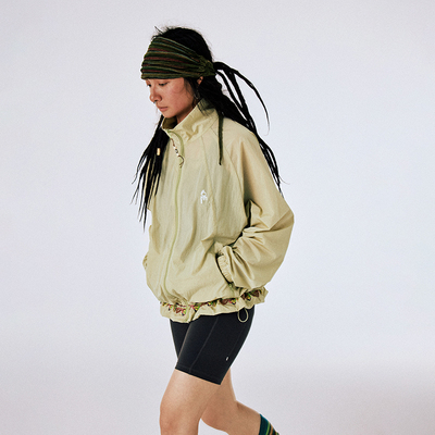 CONP 26SS 彩绘乱针绣旗标透感外套