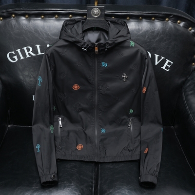 2026年春款新款男士连帽款潮男夹克外套；货号9533 P175 沙发图