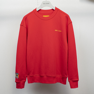 ABLEJEANS印花中性款卫衣