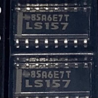 SN74LS157DR 丝印LS157 封装SOIC-16窄体贴片 全新原装可直拍