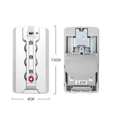 S080#铝框锁拉杆箱行李箱配件扣锁XFG锁密码箱锁tsa007海关密码锁