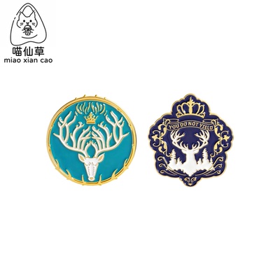 创意个性复古宫廷风麋鹿胸针饰品