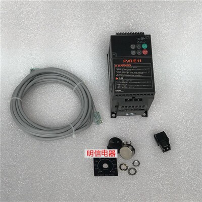 日本FUJI富士FVR0.2E11S-7 FVRO.2E11S-7变频器0.75KVA单相变三相